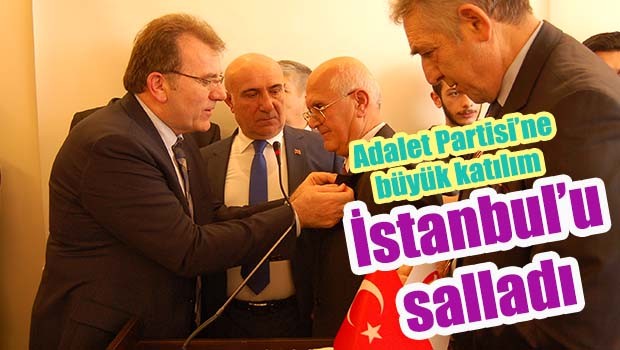 Adalet Partisi'ne büyük katılım!
